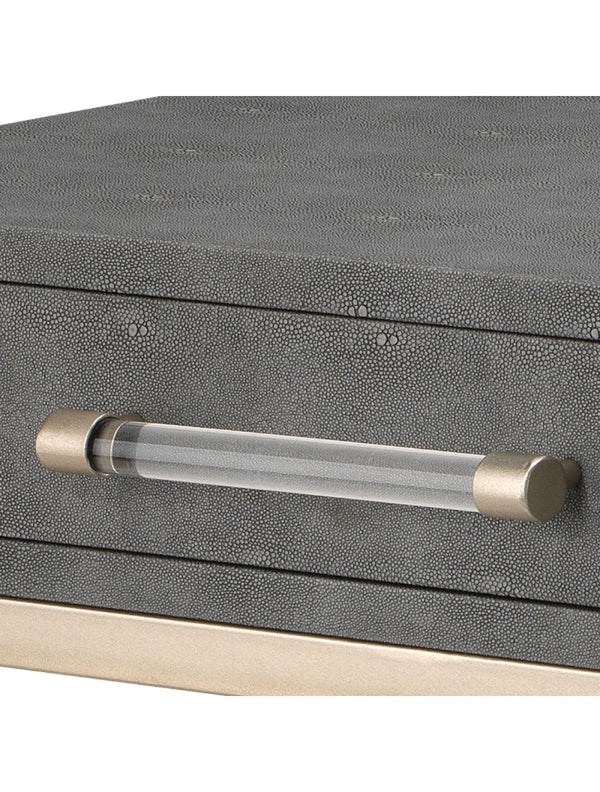 Kain Faux Shagreen Console Table - Homenclature
